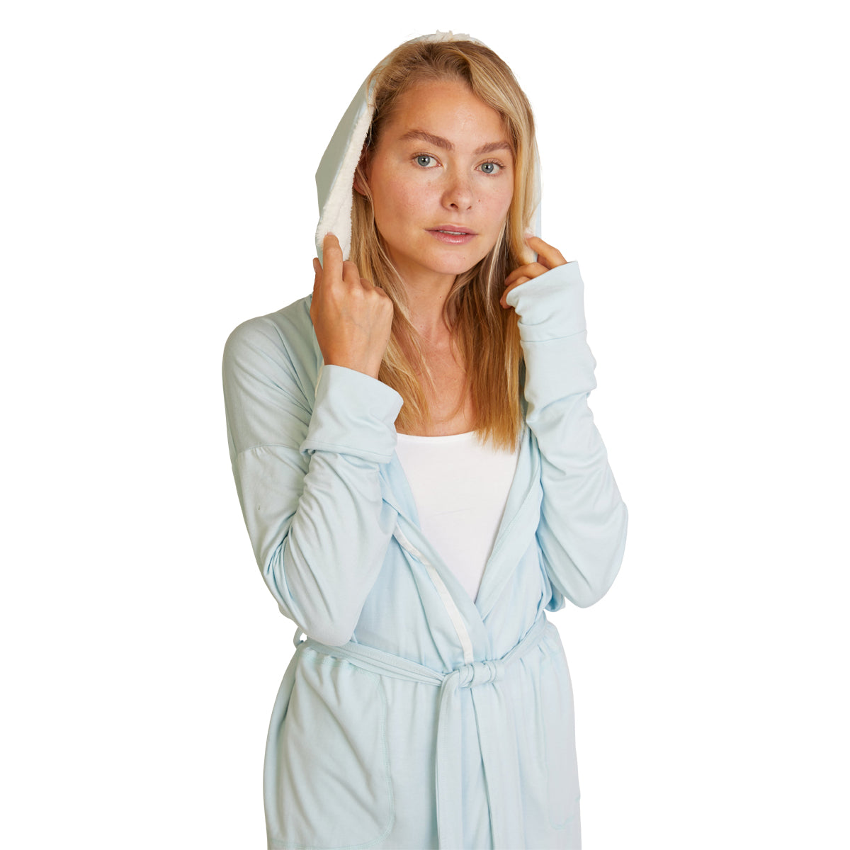 Hooded Jersey Robe & Pants Set – Nine Space